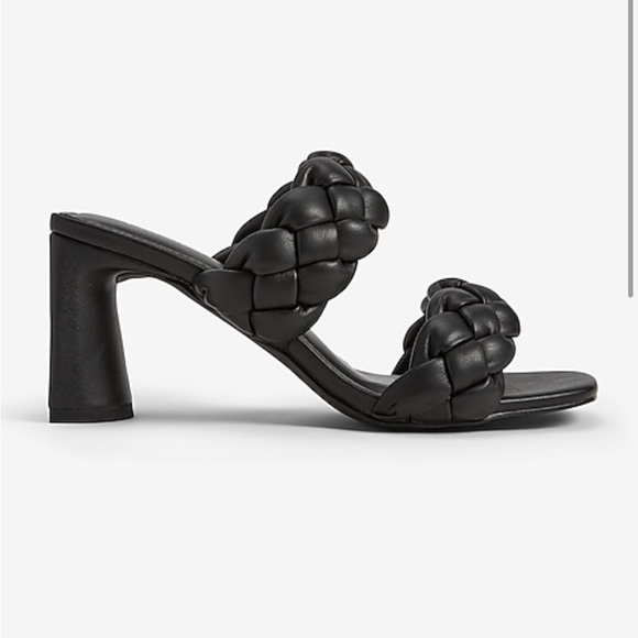 Express | Shoes | Braided Double Band Block Heel Sandals | Poshmark